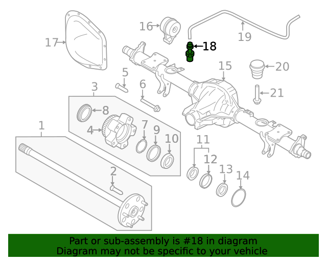 Genuine OEM Ford Part - Vent Valve 1L2Z-4022-BA | Genuine OEM Ford ...
