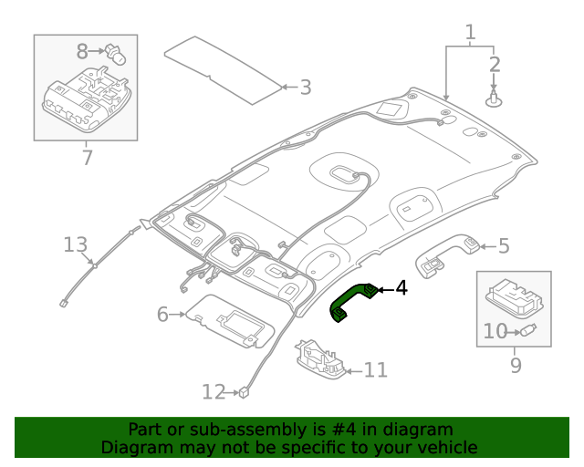 85340-D5100BGA - Grip Handle 2018-2024 Kia | Kia.Parts Store