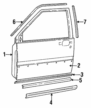 Shop Volvo Weather Stripping Online | OEM Parts Online