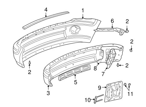 Bumper & Components - Front for 2004 Dodge Ram 1500 | Mopar Parts Canada