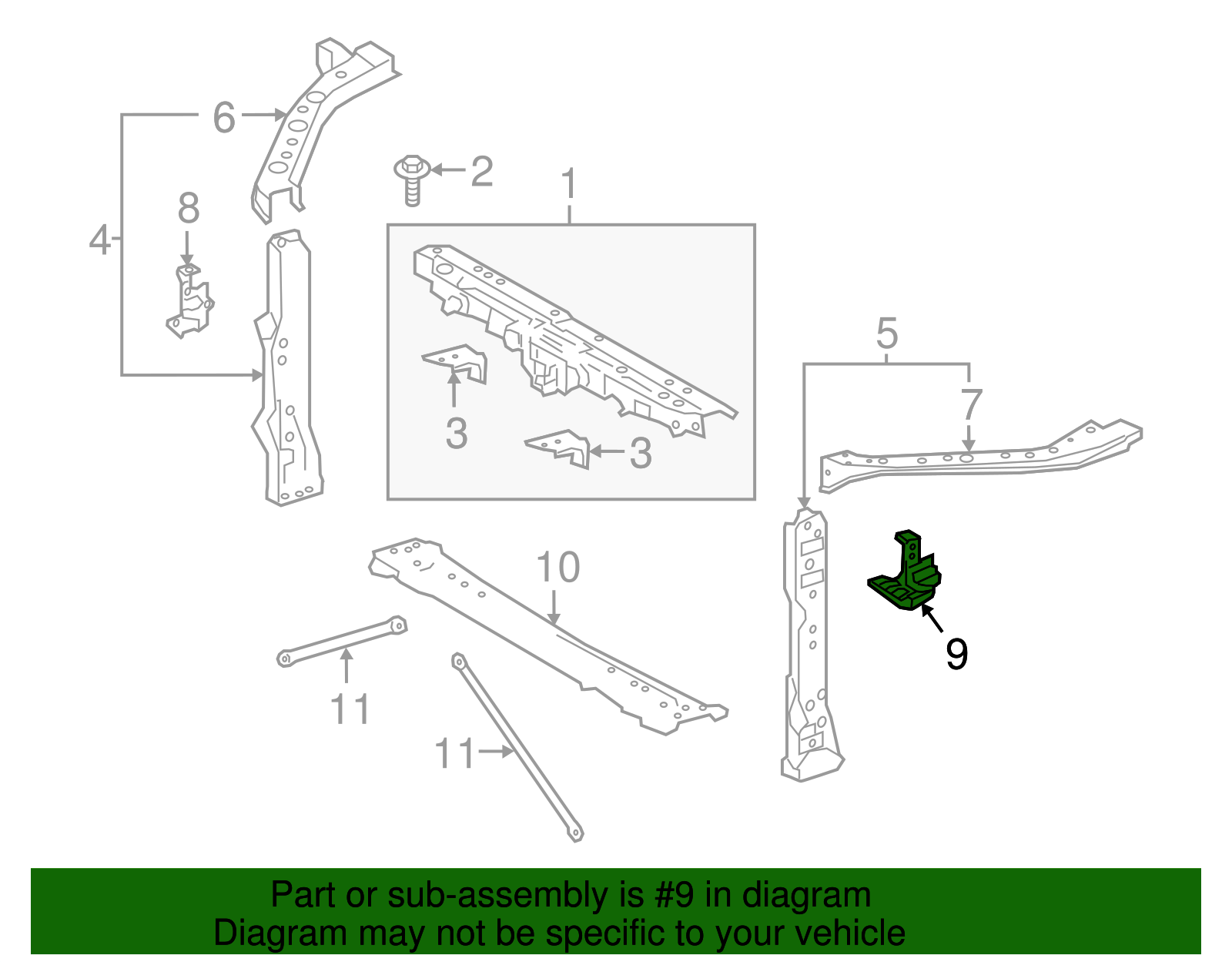 52142-06160 - Upper Arm 2018-2024 Toyota Camry | Longo Toyota Parts