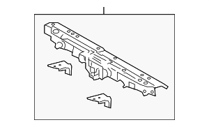 53205-06901 - Upper Tie Bar 2018-2025 Toyota Camry | Longo Toyota Parts