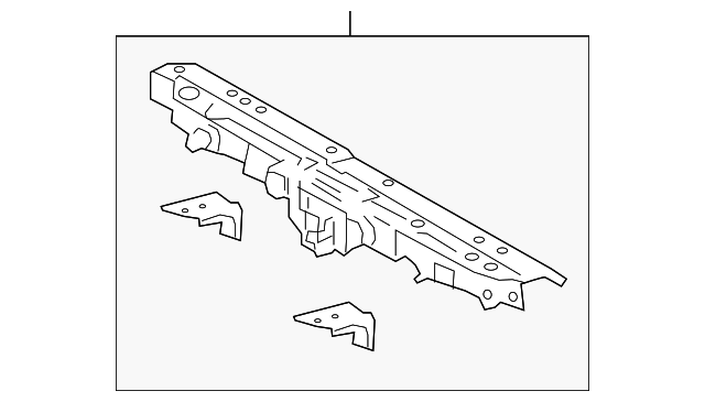 53205-06901 - Upper Tie Bar - 2018-2024 Toyota Camry | OEM Genuine ...