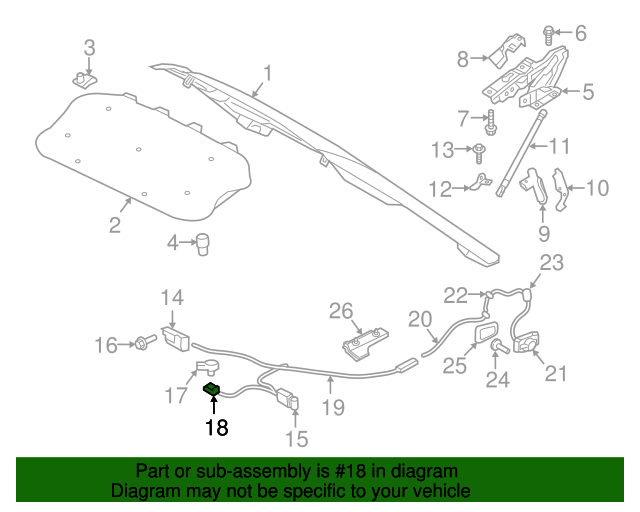 2017-2020 Volvo Release Lever Bracket 31479077 | TascaParts.com
