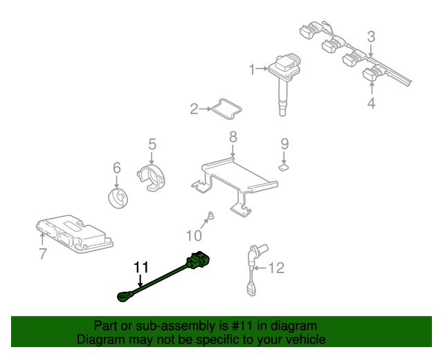 06A-905-377-B - Knock Sensor 2000-2002 Audi | Audi OEM Parts