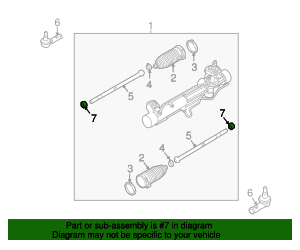 Genuine OEM Ford Part - Outer Tie Rod Lock Nut W713882-S440 | Genuine ...