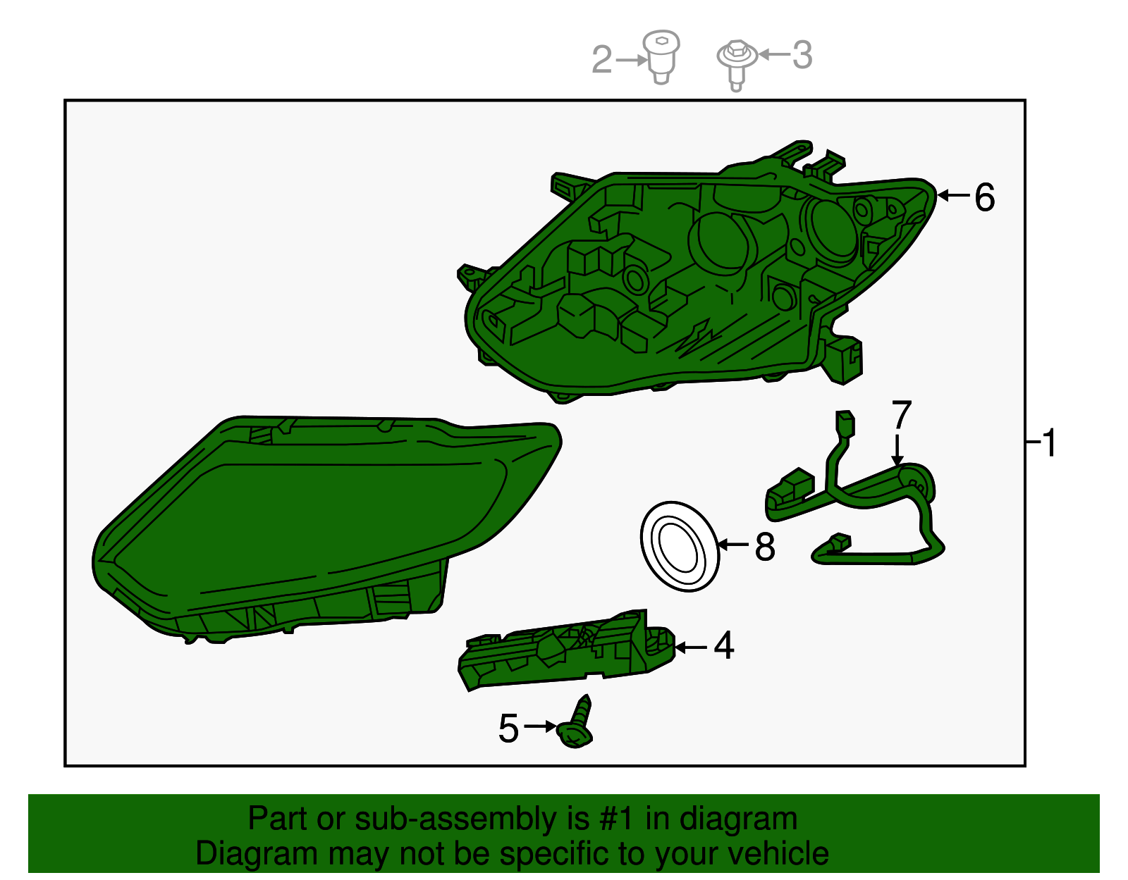 2017-2018 Nissan Rogue Composite Assembly 260606FL6A | Retail ...