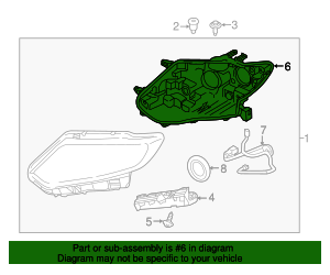 26075-6FL5A - Housing 2017-2020 Nissan Rogue | Nissan Parts ...