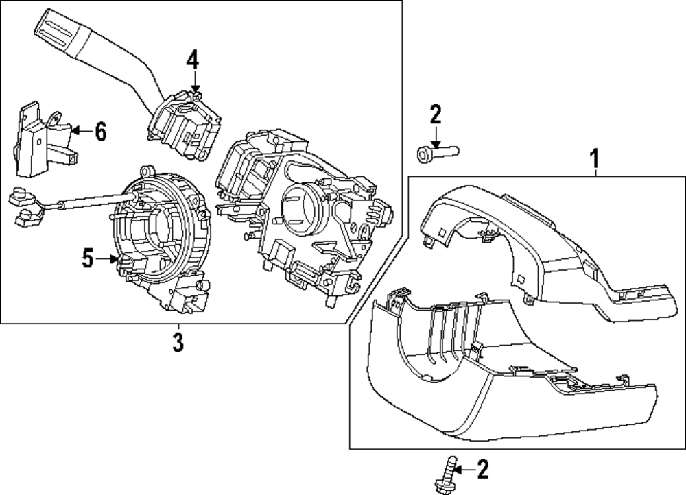 2024-2025 Ford F-150 Column Housing RL3Z-3F791-BA | TascaParts.com
