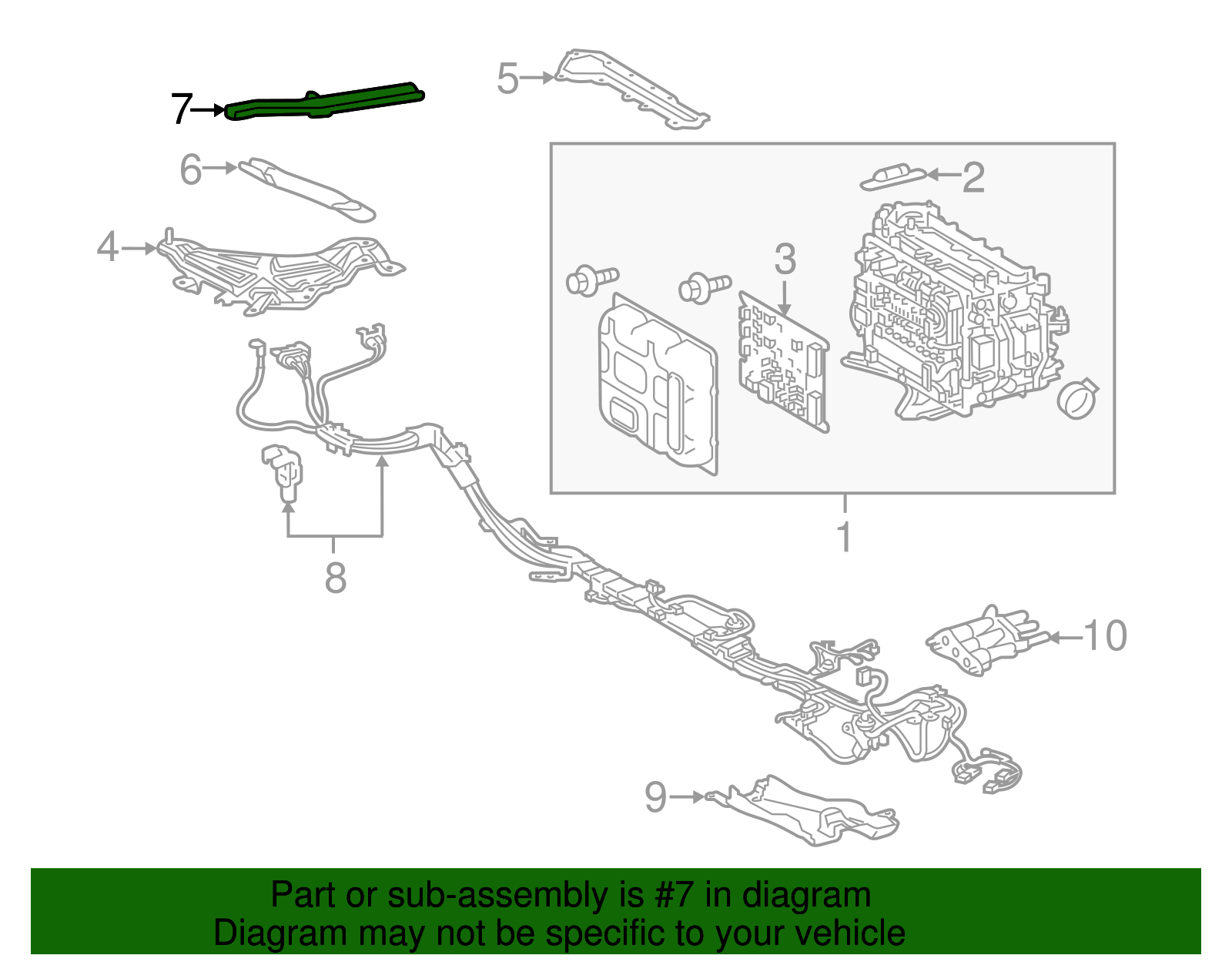 G9016-48010 - Drive Motor Inverter Bracket 2016-2022 Lexus | AutoNation ...