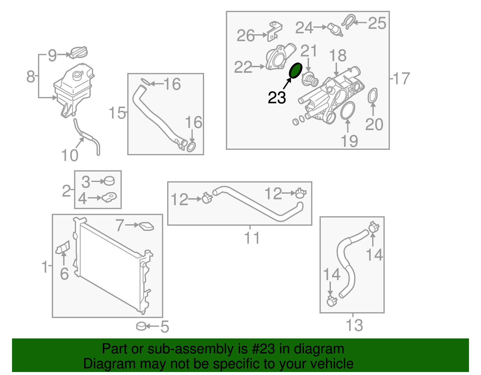 2005-2016 Hyundai Gasket 25633-2G000 | OEM Parts Online