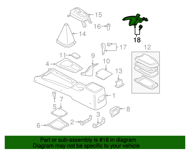 2004-2006 Hyundai Elantra Park Brake Handle 59710-2D500-SO | Hyundai ...