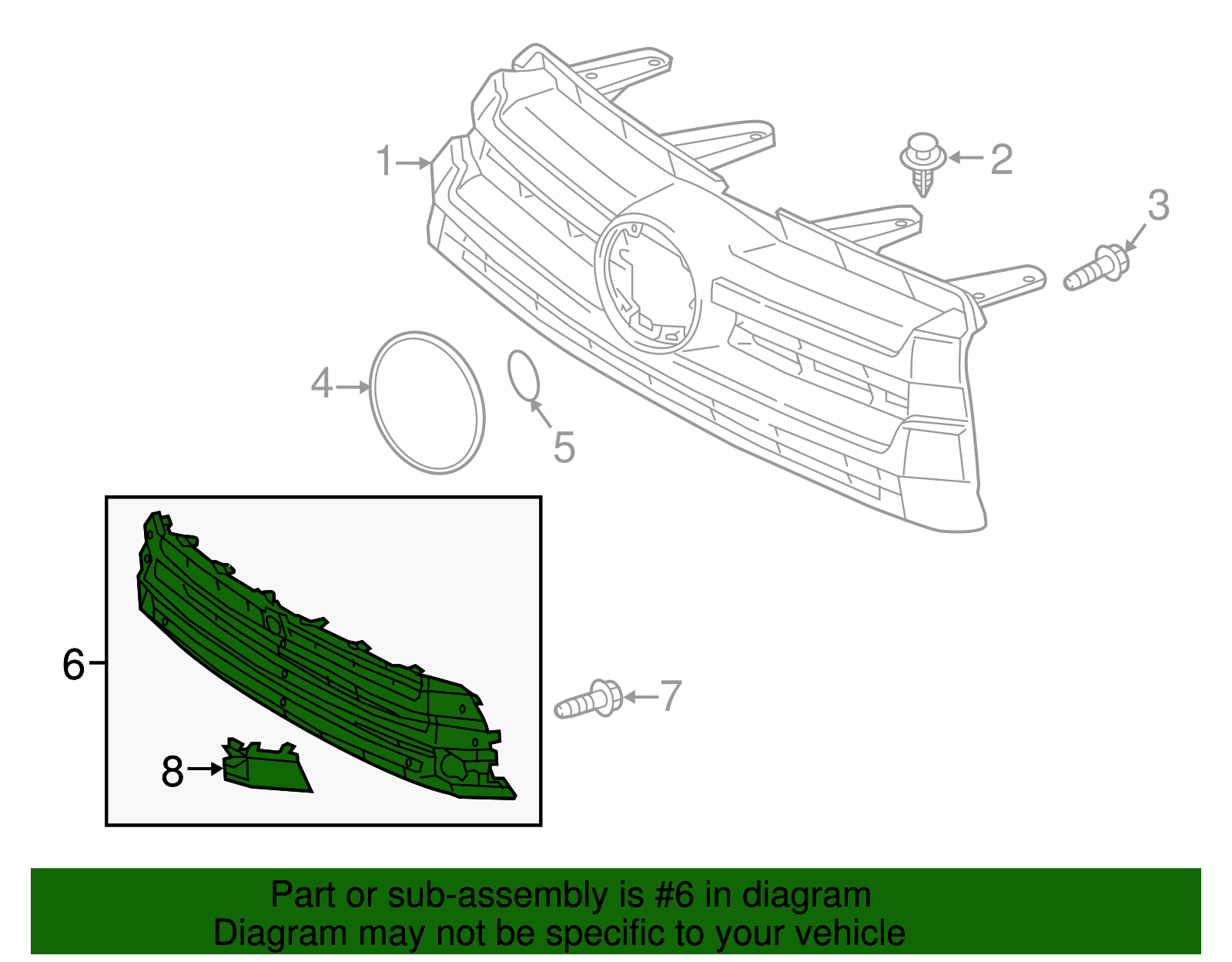 53102-0E070 - Lower Grille | Nucar Toyota of North Attleboro