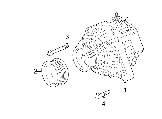 2004-2007 Toyota Highlander Alternator 27060-28290-84 | Toyota Parts Center