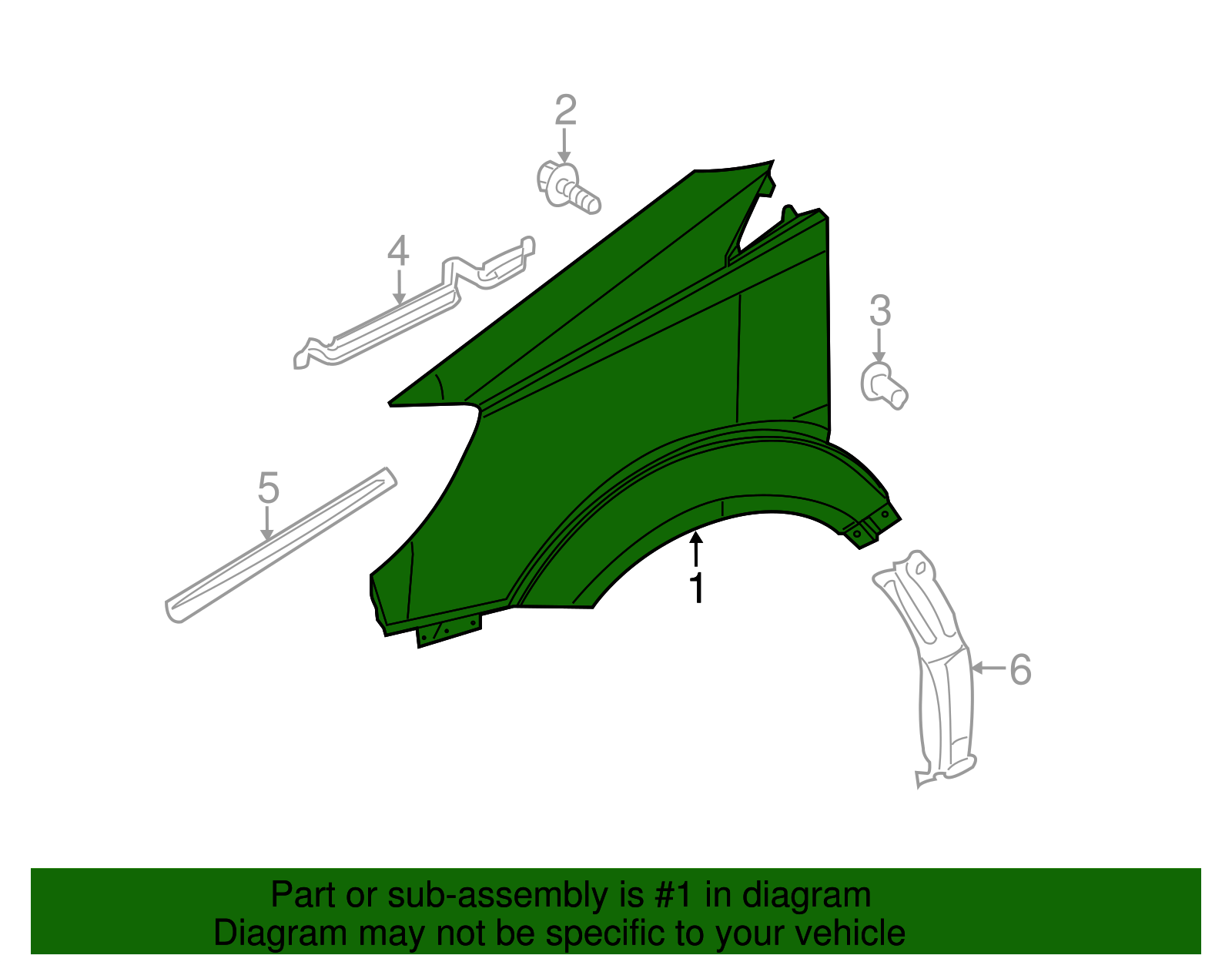 9066377719 - Fender 2010-2013 Mercedes-Benz | AutoNation Parts