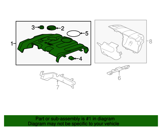 Intake Manifold Cover 28290025 GM | GMPartsDirect.com