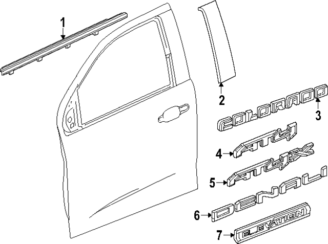 2023-2024 GM Black Out Tape 86535623 GM | GMPartsDirect.com
