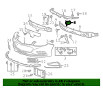 39059598 - Front Bumper Impact Bar Bracket 2016-2019 Chevrolet Cruze ...