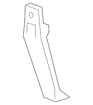 23236126 - Front Bumper Fascia Support Brace 2016-2019 Chevrolet Cruze ...