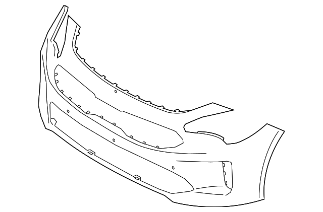 86510-J5000 - Bumper Cover 2018-2020 Kia Stinger | Kia.Parts Store