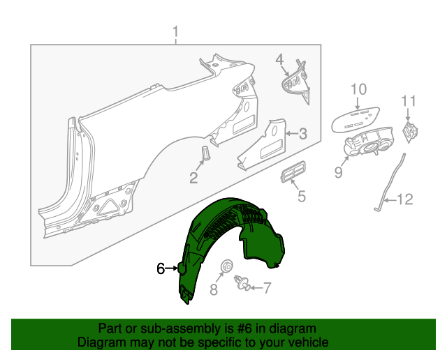 238-690-30-03 - Wheel House Covering 2018-2020 Mercedes-Benz | Mercedes ...