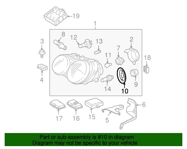 211-820-05-12 - Cover 2003-2005 Mercedes-Benz | Mercedes-Benz USA Parts