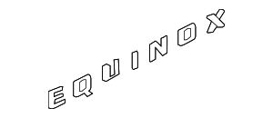 2018-2024 Chevrolet Equinox Bright Chrome Front Side Door Plate ...