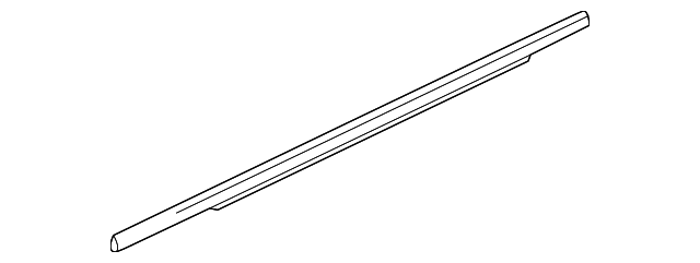 84647758 - Bright Front Passenger Side Door Window Belt Reveal Molding ...