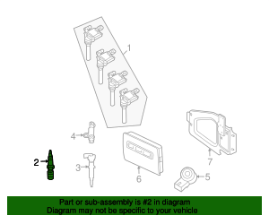2009-2017 Mopar Spark Plug SPLZFR5C11 | Mopar Parts Canada