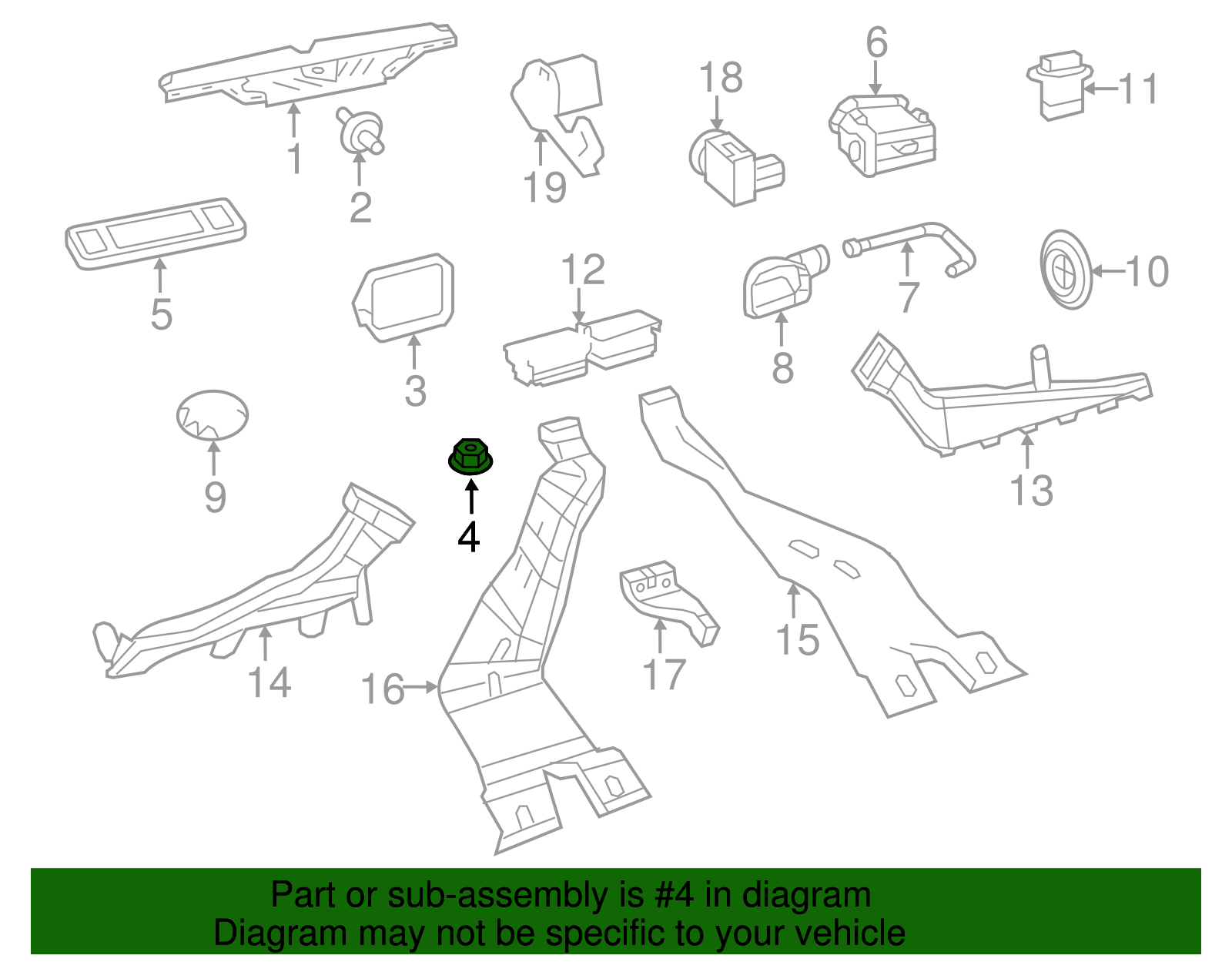 2009-2025 Volkswagen Mount Bracket Nut N-015-082-10 | OEM Parts Online