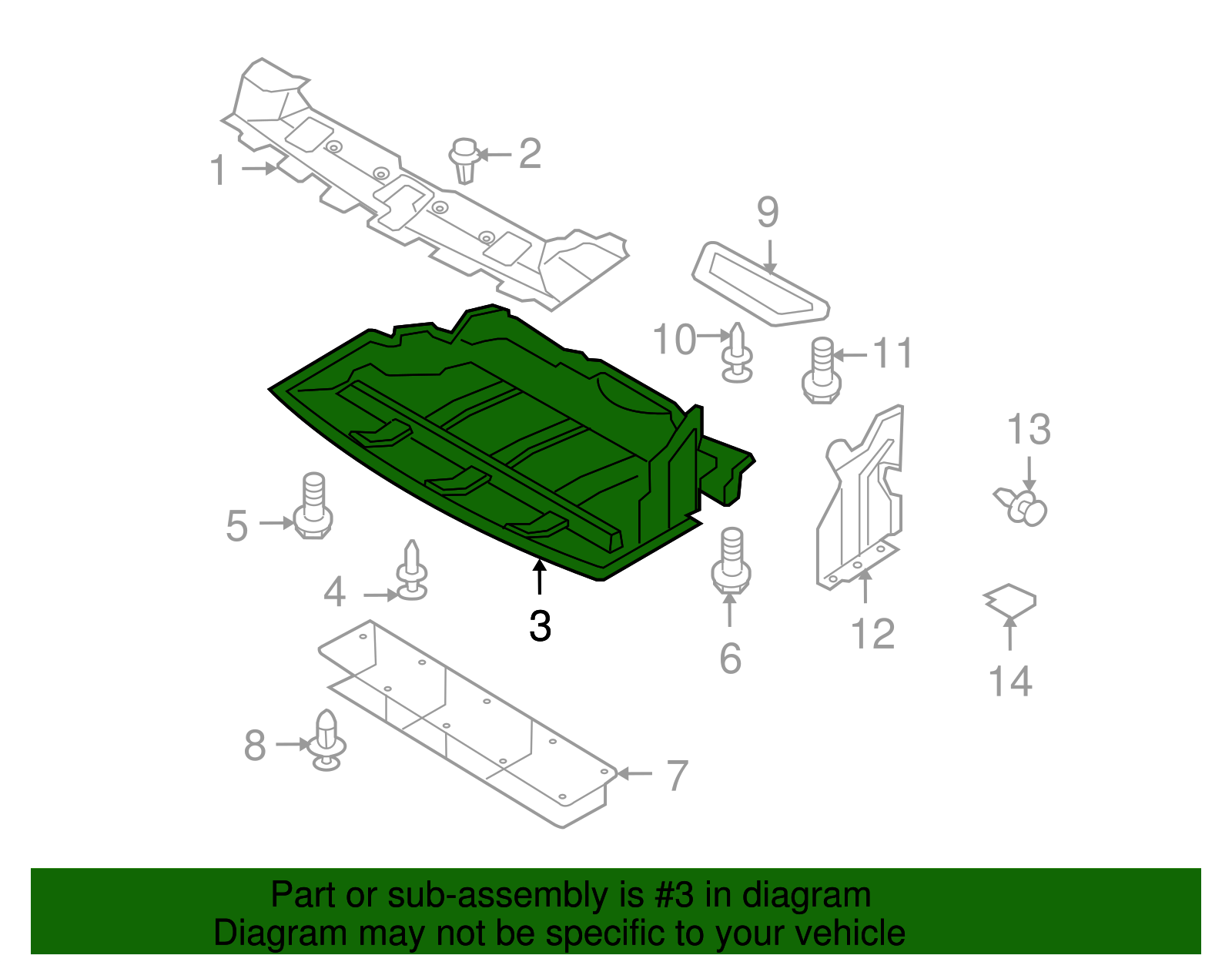 2015-2020 Nissan 370Z Lower Cover 75892-6GA0A | Burien Nissan Parts