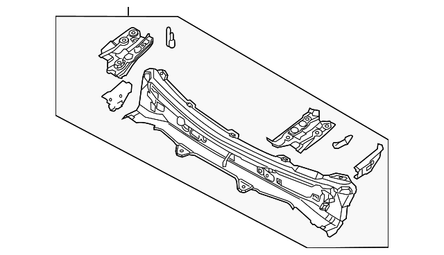 2016-2020 Toyota Cowl Panel 55700-WB001 | Toyota Parts Center