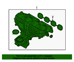 17120-37054 - Engine Intake Manifold 2011-2017 Lexus CT200h ...