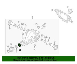 0AR-525-275-A - Seal 2005-2018 Audi | Audi OEM Parts
