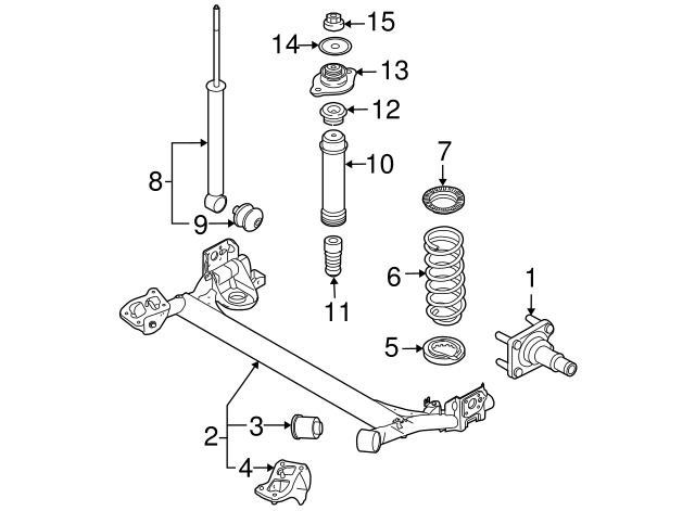 96653128 GM Rear Axle | GM Parts Store