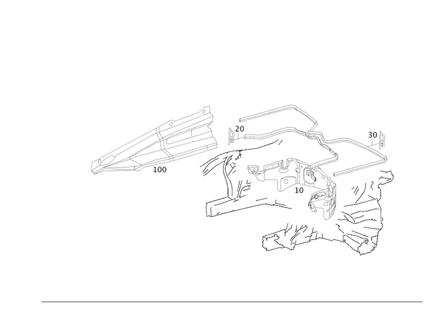 211-626-41-16 - Reinforcement 1994-2011 Mercedes-Benz | Mercedes-Benz ...