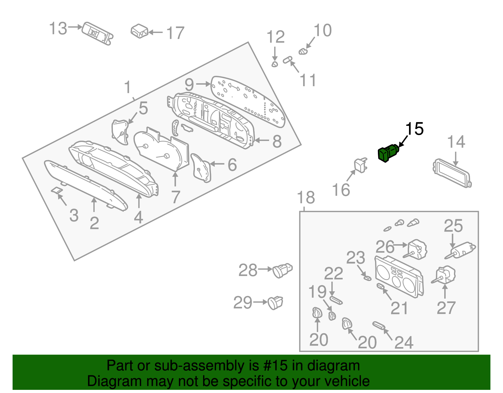2004-2006 Hyundai Elantra Hazard Switch 93790-2D300-AX | Hyundai Parts ...