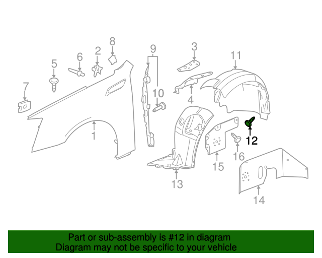 1993-2019 GM Multi-Purpose Retainer 10185925 | NewGMParts.com