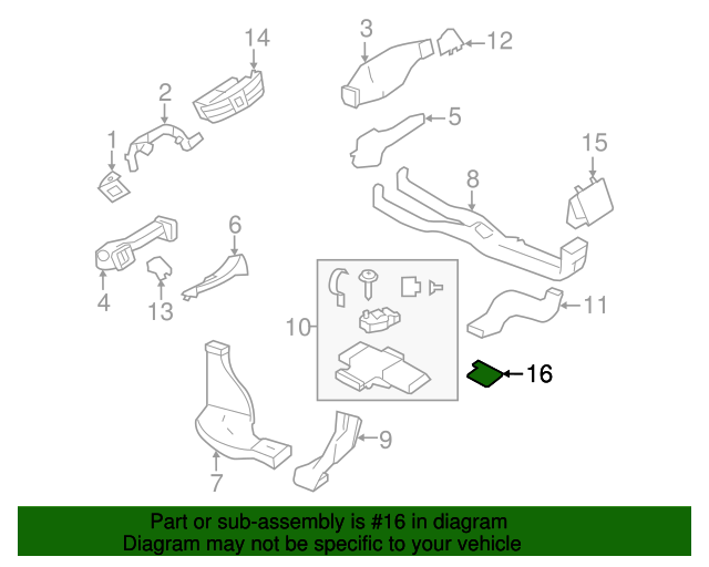 221-831-02-36-9051 - Vent Grille 2007-2014 Mercedes-Benz | Mercedes ...