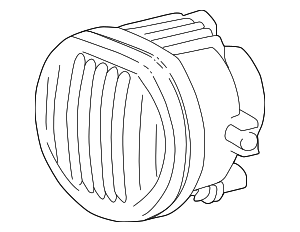 2003-2008 Toyota Matrix Lens & Housing 81221-01011 | Toyota Parts Center
