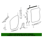 62382-08050 - Roof Panel Weatherstrip - 2021-2022 Toyota Sienna | OEM ...