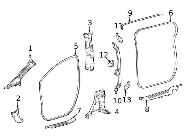 74680-08030-B2 - Grip Handle 2021-2022 Toyota Sienna | Longo Toyota Parts