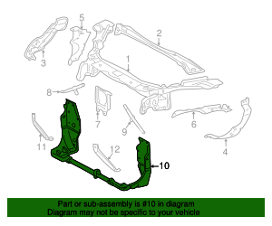 230-620-52-34 - Lower Support 2003-2012 Mercedes-Benz | Mercedes-Benz ...