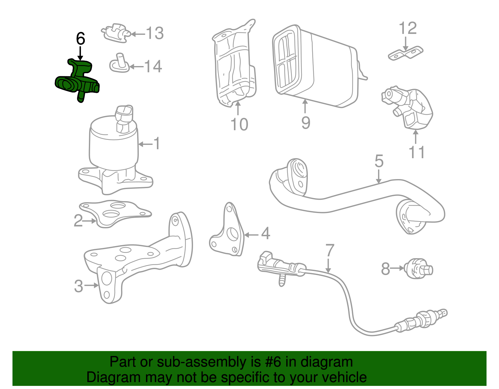 2004-2009 GM Manifold Absolute Pressure (MAP) Sensor 12615135 GM ...