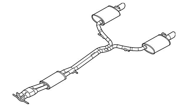 2018-2019 Ford Explorer Muffler JB5Z-5230-A | OEPartsQuick