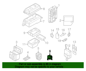 61-13-1-389-113 - Relay holder, black white 2007-2016 Mini | AutoNation ...