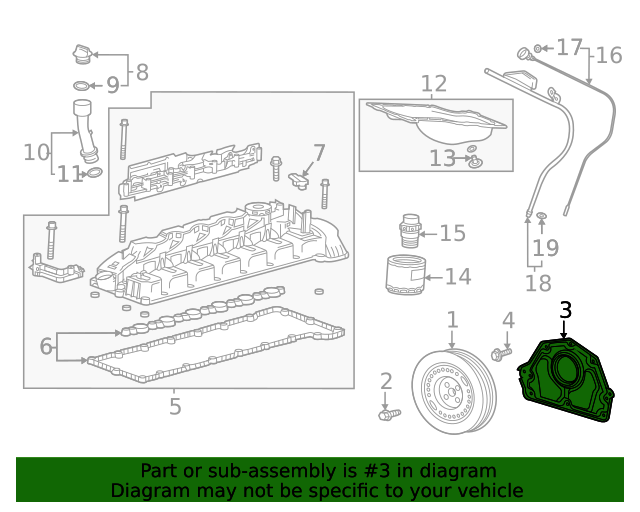 Crankshaft Rear Oil Seal 40009072 | GMPartsDirect.com