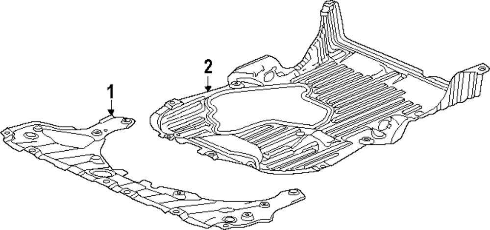 74111-T90-A00 - 2023-2025 Honda Pilot - Front Shield | Genuine Honda Parts