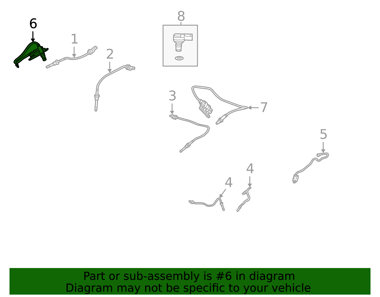 2020-2024 GM Nitrogen Oxides Sensor 12708005 GM | GMPartsDirect.com