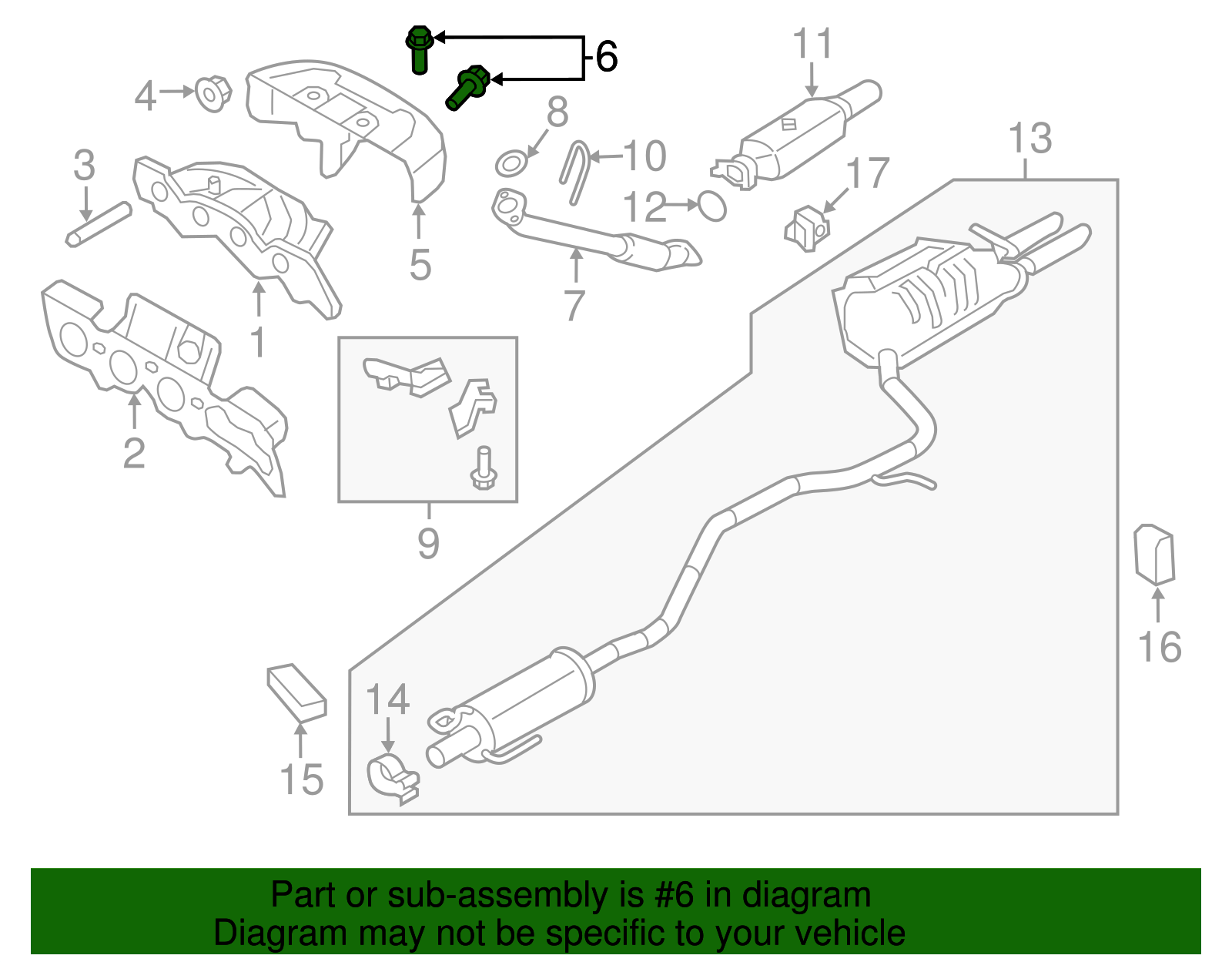 2007-2025 Ford Heat Shield Bolt W716090-S437 | Ford OEM Parts Online
